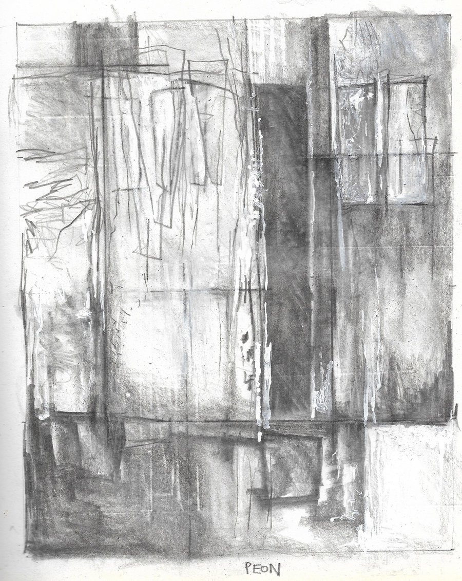 Study for PEON Acrylic painting: Frank Barnes | Artfinder