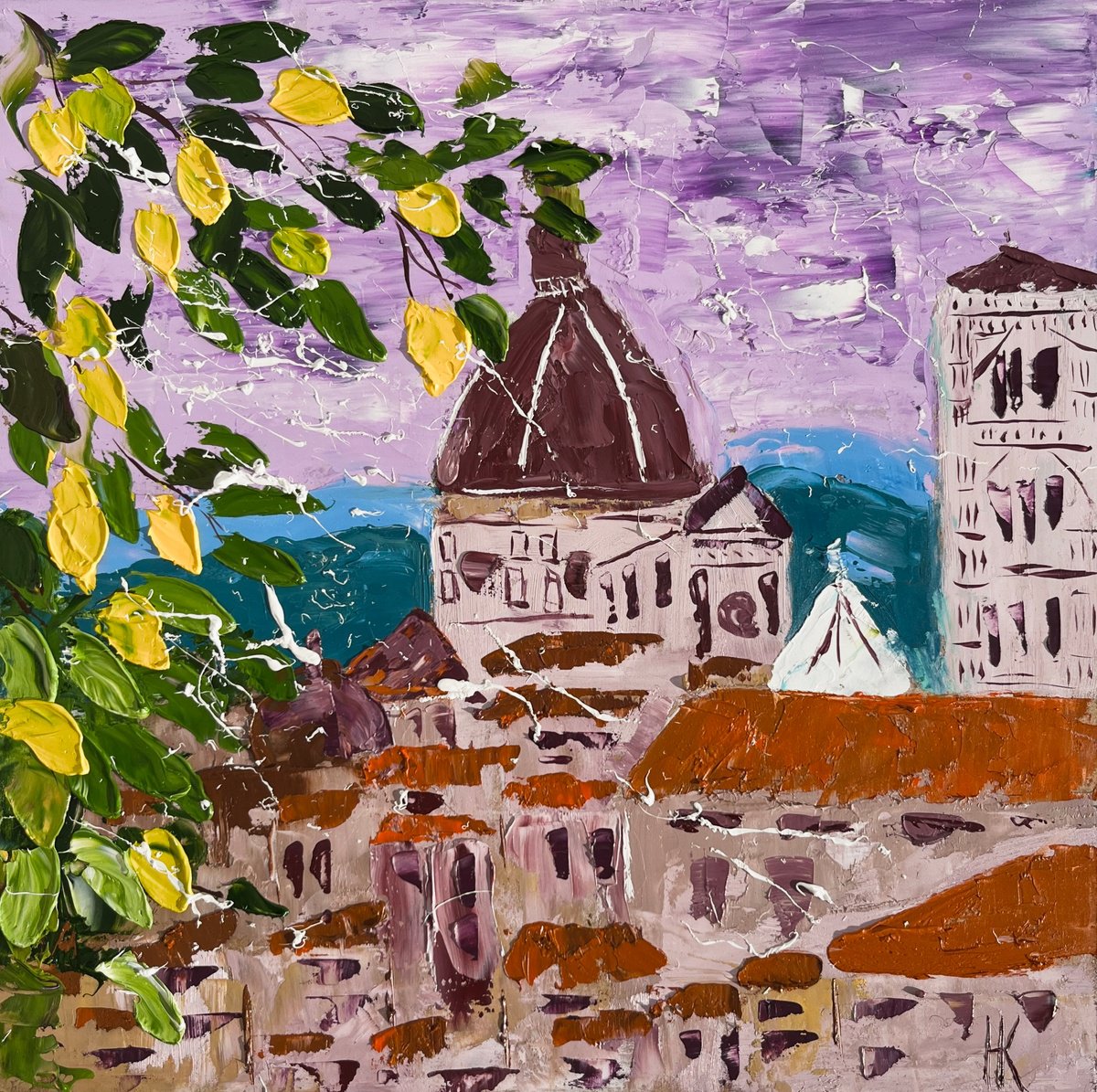 Florence painting Oil painting by Halyna Kirichenko | Artfinder