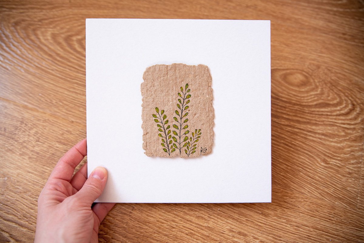 Twigs simle line drawing Ink drawing by Rimma Savina | Artfinder