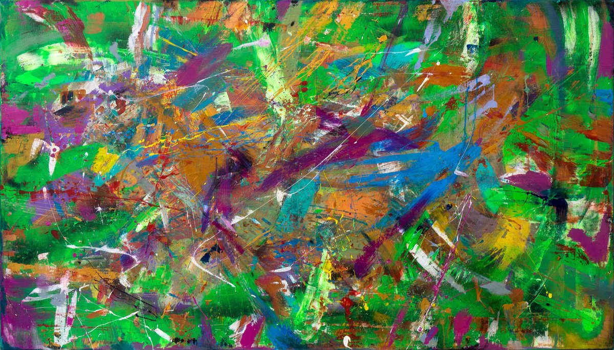 Dynamic Acrylic painting: Oleksandr Korol | Artfinder