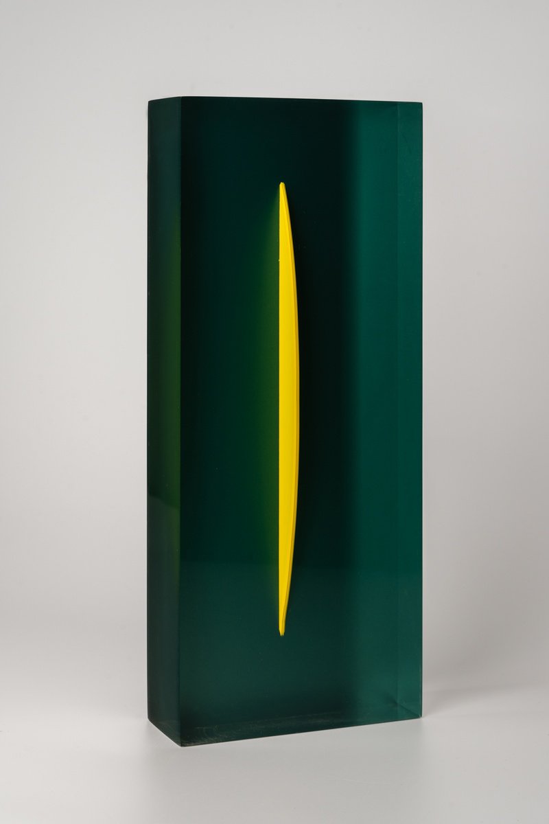 Plexi Block Sculpture: George Tilelis | Artfinder