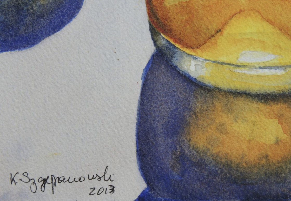 Pergamon honey Painting by Krystyna Szczepanowski | Artfinder