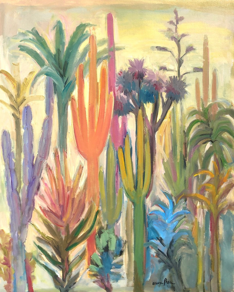 Return to the Desert Oil painting: Arun Prem | Artfinder