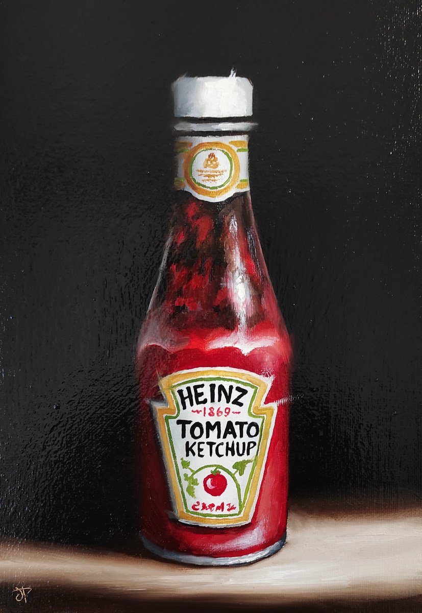 Heinz Tomato Ketchup still life Oil painting: Jane Palmer Art | Artfinder