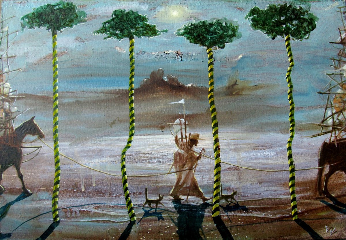 Wandering philosopher Oil painting: Serhiy Roy | Artfinder