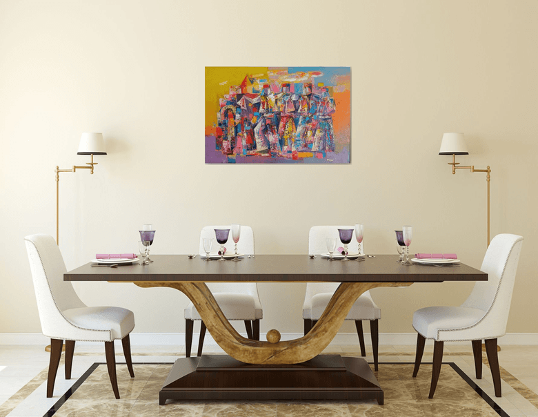 Armenian Kochari Dance Oil painting: Hayk Miqayelyan | Artfinder