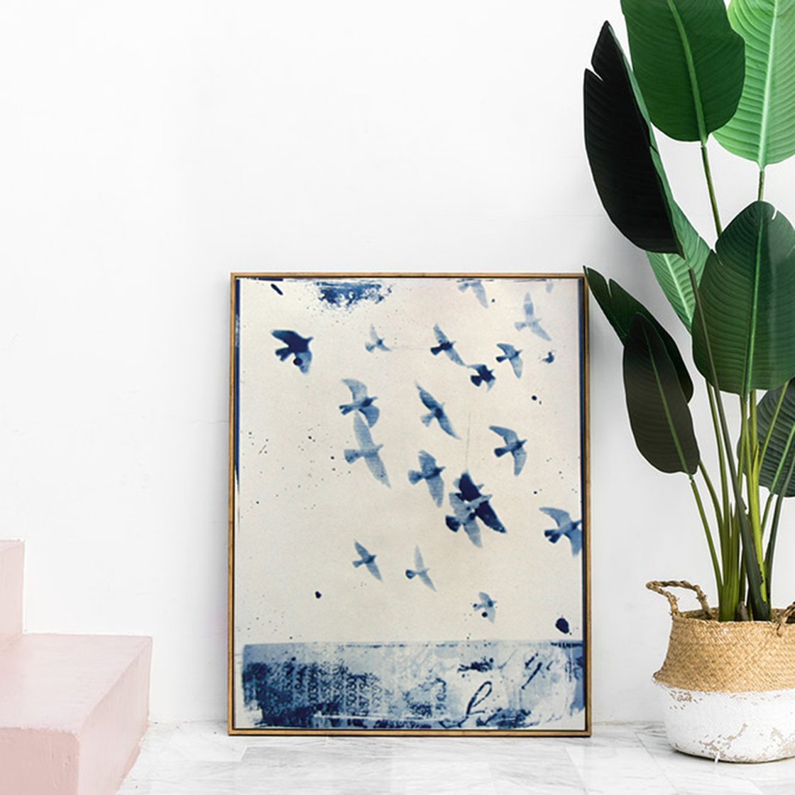 Cyanotype_03_A3_Birds Print by Manel Villalonga | Artfinder