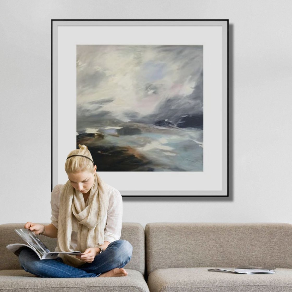 Mist coming in Painting by Amanda Lakin Art | Artfinder