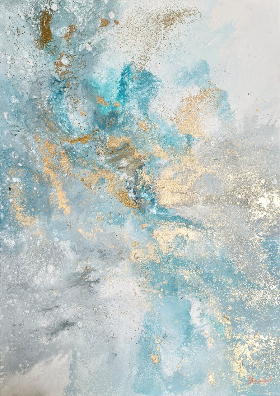 Ethereal flow Acrylic painting: Eleni Denart | Artfinder