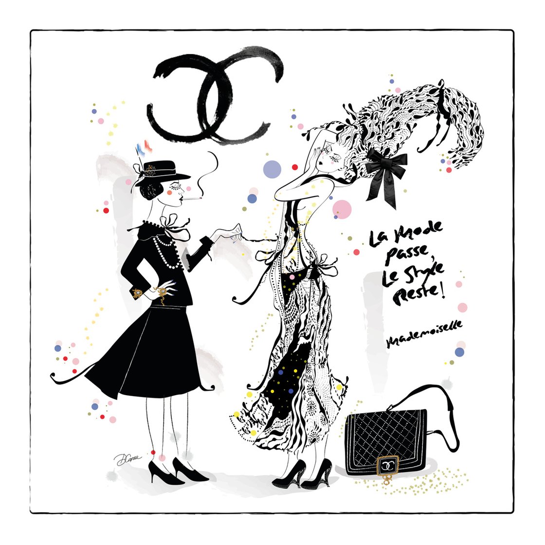 Coco Chanel - Mademoiselle Drawing by Artemisia | Artfinder
