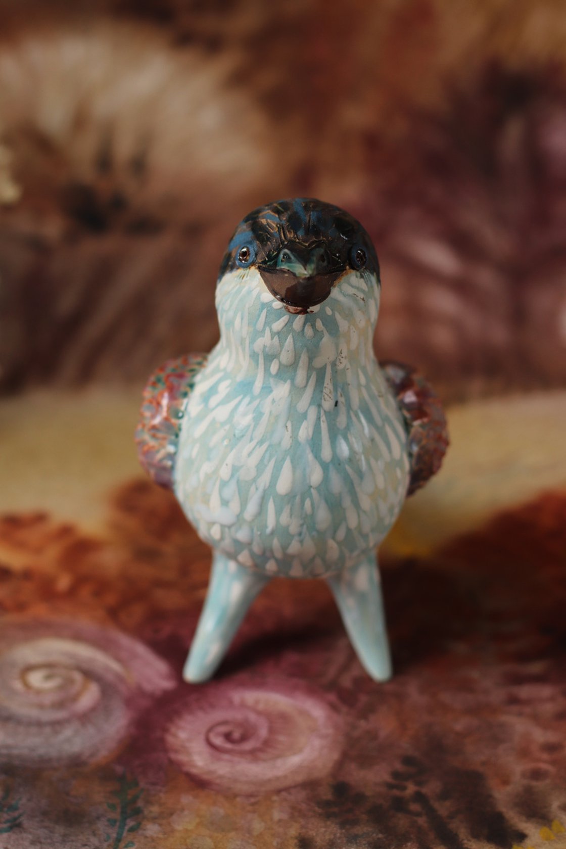 Tiny Birdy II. Ceramic sculpture Sculpture by Elya Yalonetski | Artfinder