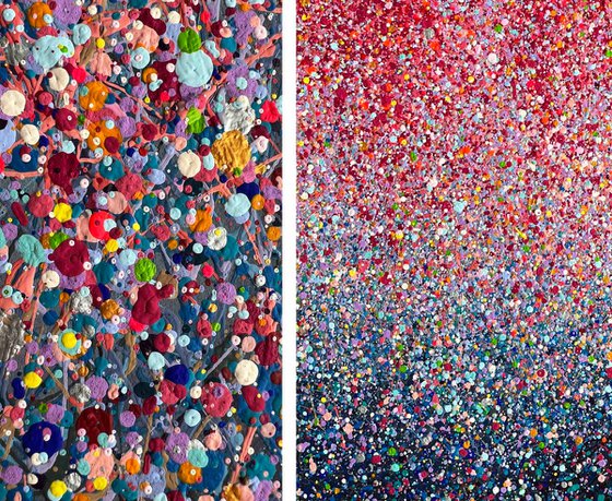 Overwhelmingly beautiful life Acrylic painting by Nadins ART | Artfinder