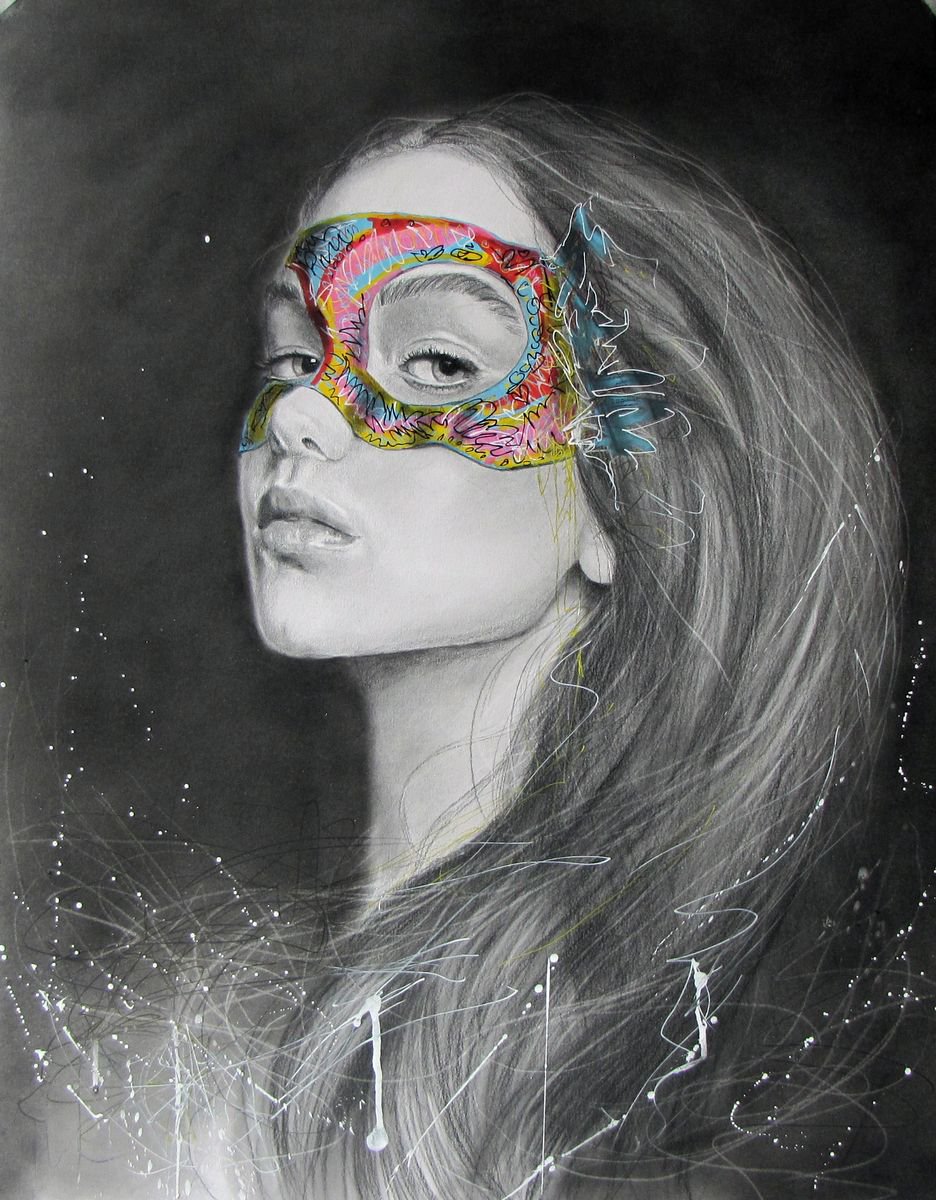 Truth Or Dare Pencil drawing: Raffaella Bertolini | Artfinder