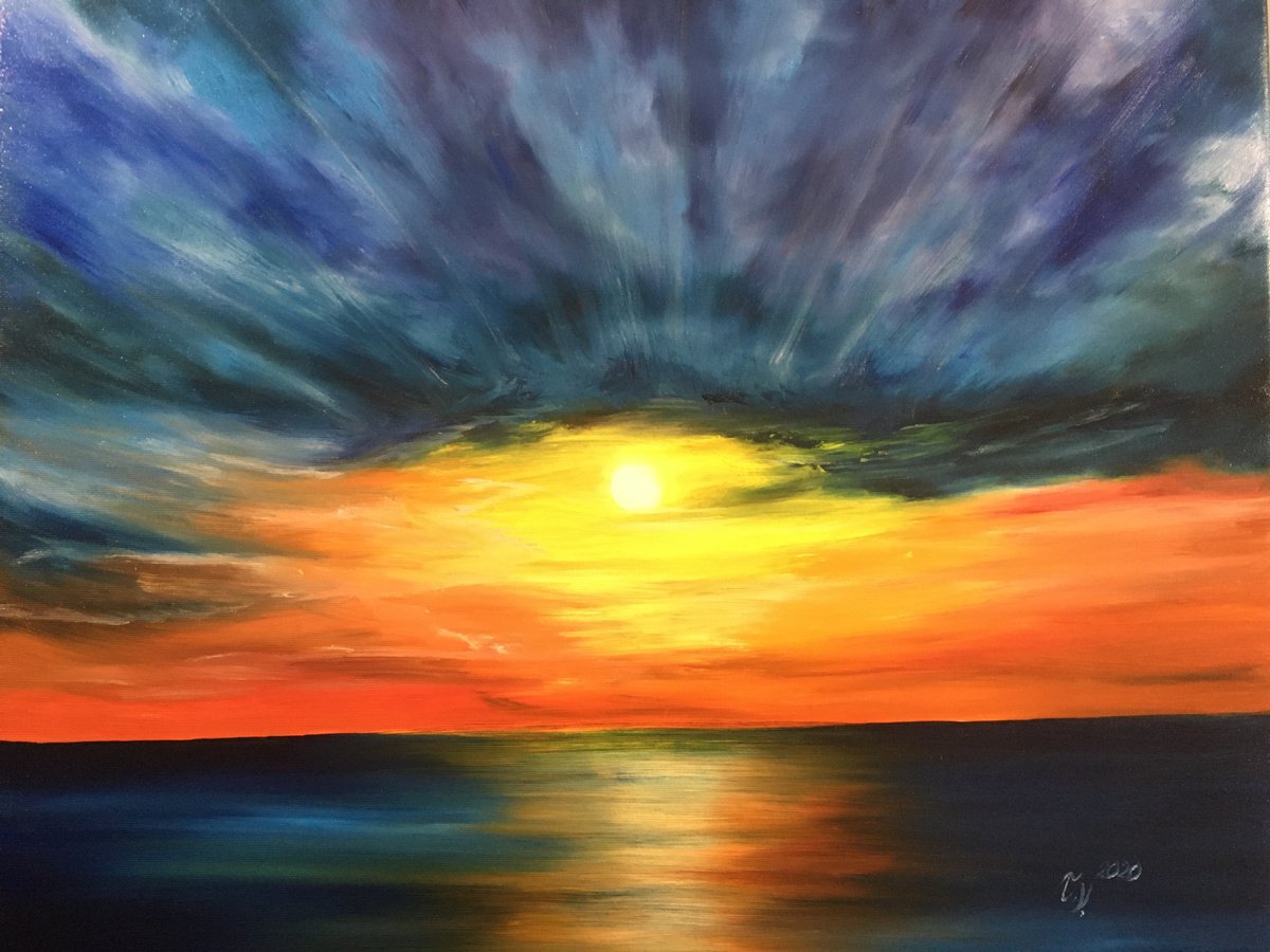 Shine Oil painting by Timea Valsami | Artfinder