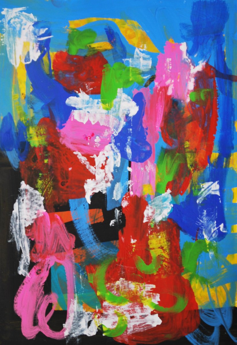 Red colours Acrylic painting: Aasiri Wickremage | Artfinder