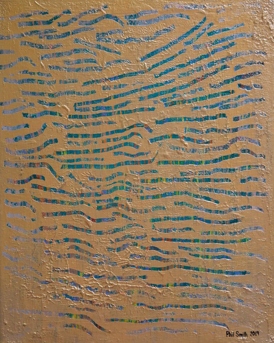 Horizontal Lines Acrylic painting by Phil Smith | Artfinder