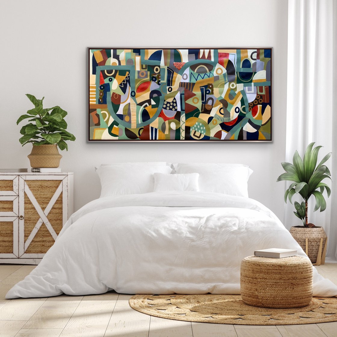 All at Once Acrylic painting: Rashna Hackett | Artfinder