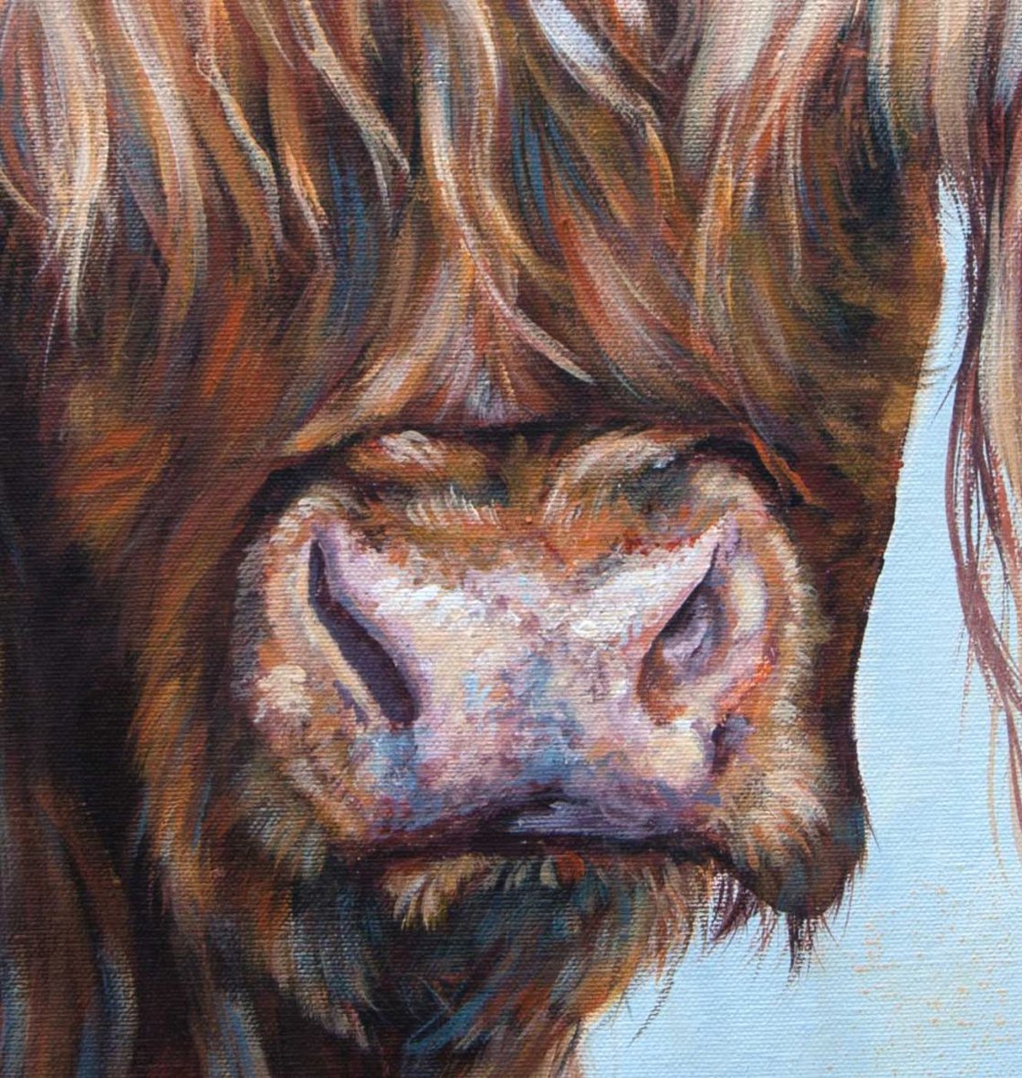 Furgus Acrylic painting: Ruth Aslett | Artfinder