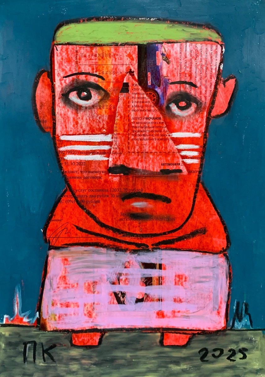 Prostration. Day 228. Pastel drawing by Pavel Kuragin | Artfinder