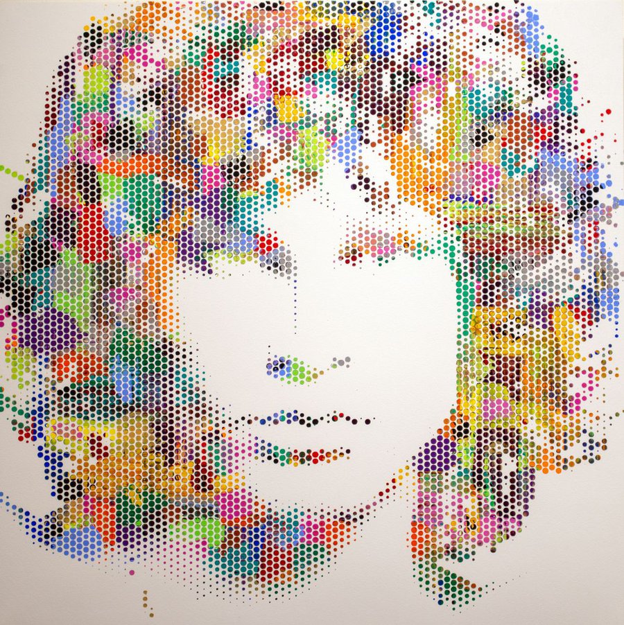 Jim Morrison I Acrylic painting: Sean Christopher Ward