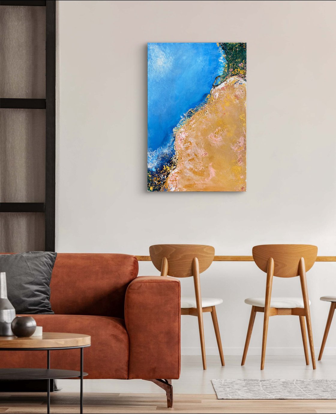 Abstract #Coastal Reverie N1 Acrylic painting: Maiia Axton | Artfinder