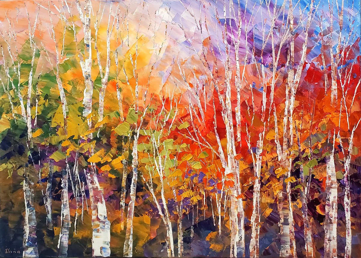 TIPPING POINT Acrylic painting by Tatiana Iliina | Artfinder