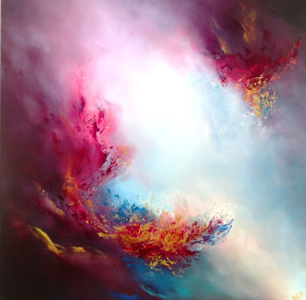 Phoenix Dawn II Oil painting by Gillian Luff | Artfinder