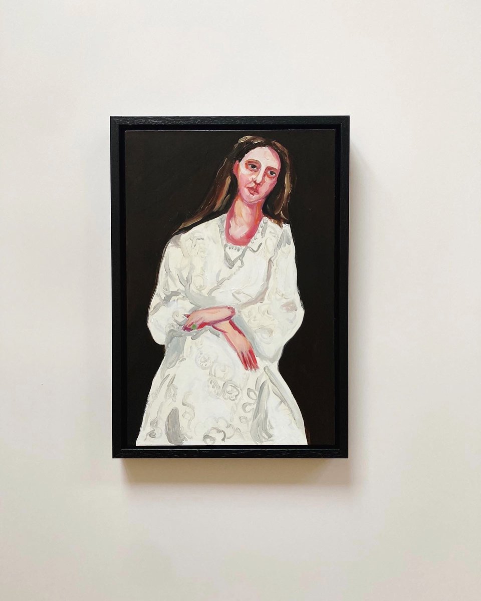 White Dress Oil painting: Sarah Bale