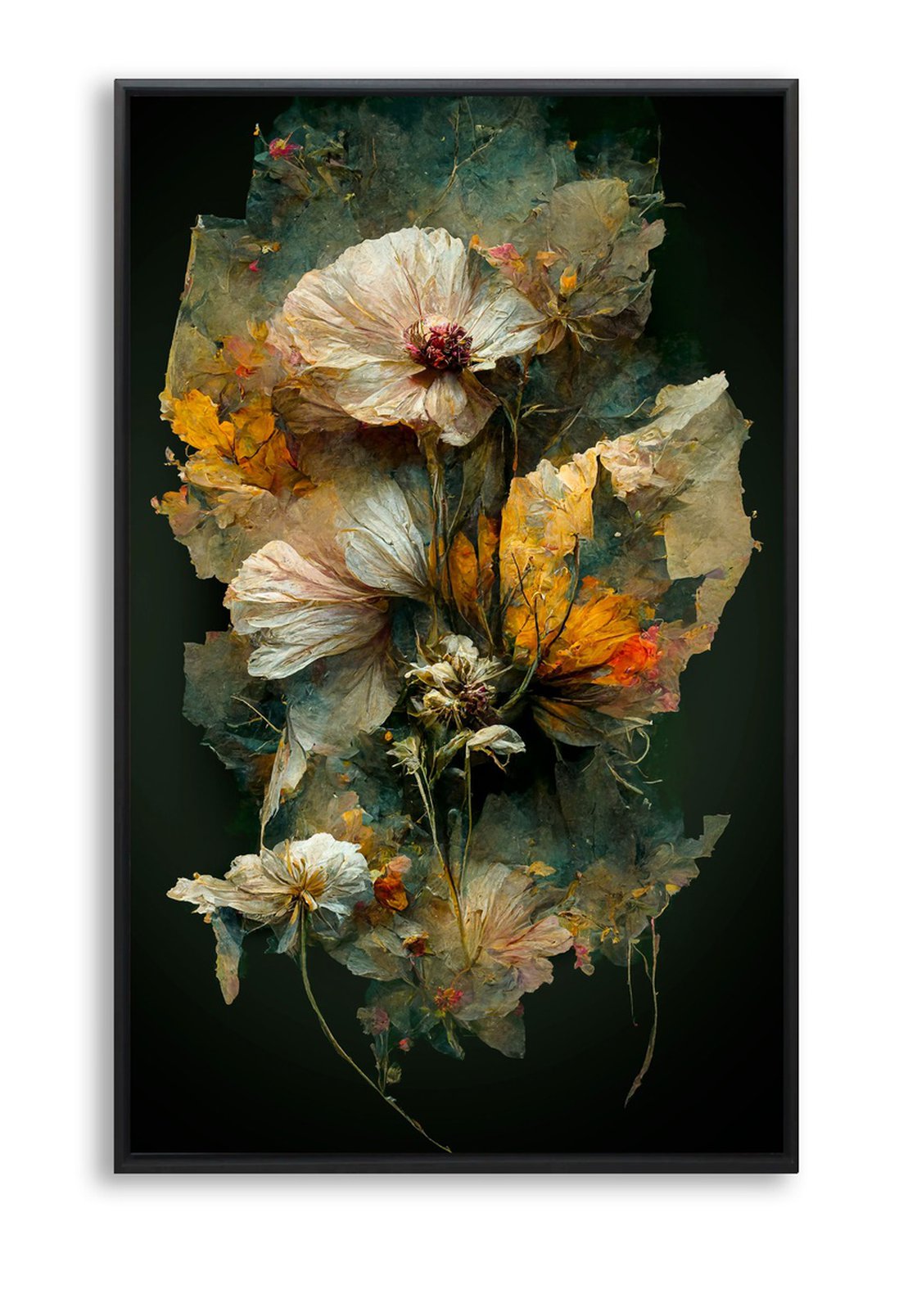 Floral Decay XXIII Mixed-media painting: Teis Albers | Artfinder