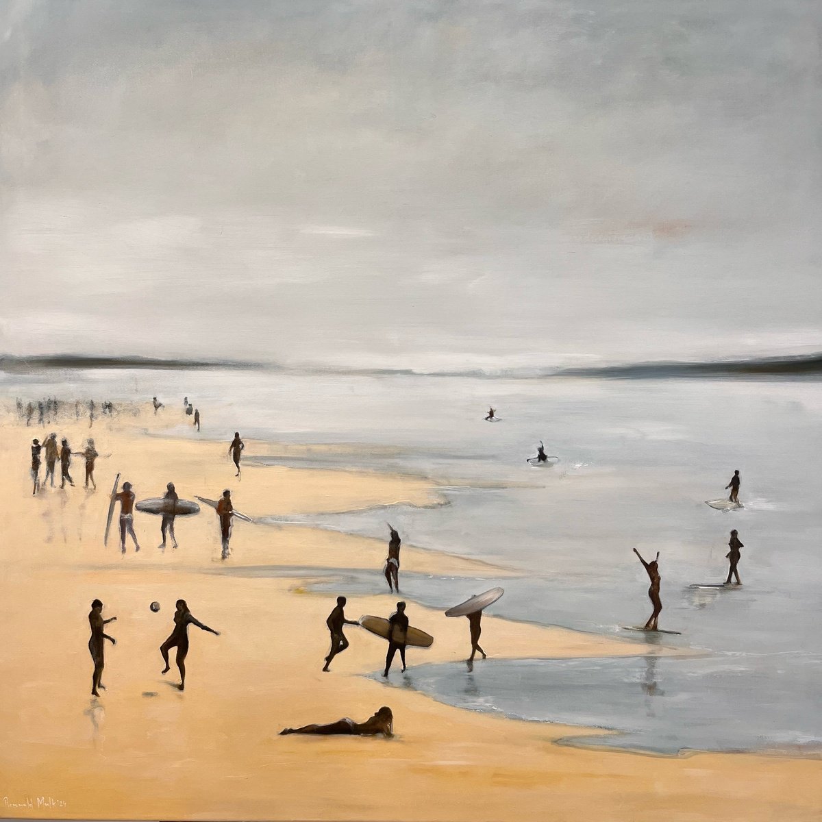 Californication 2 Oil painting: Romuald Mulk Musiolik | Artfinder