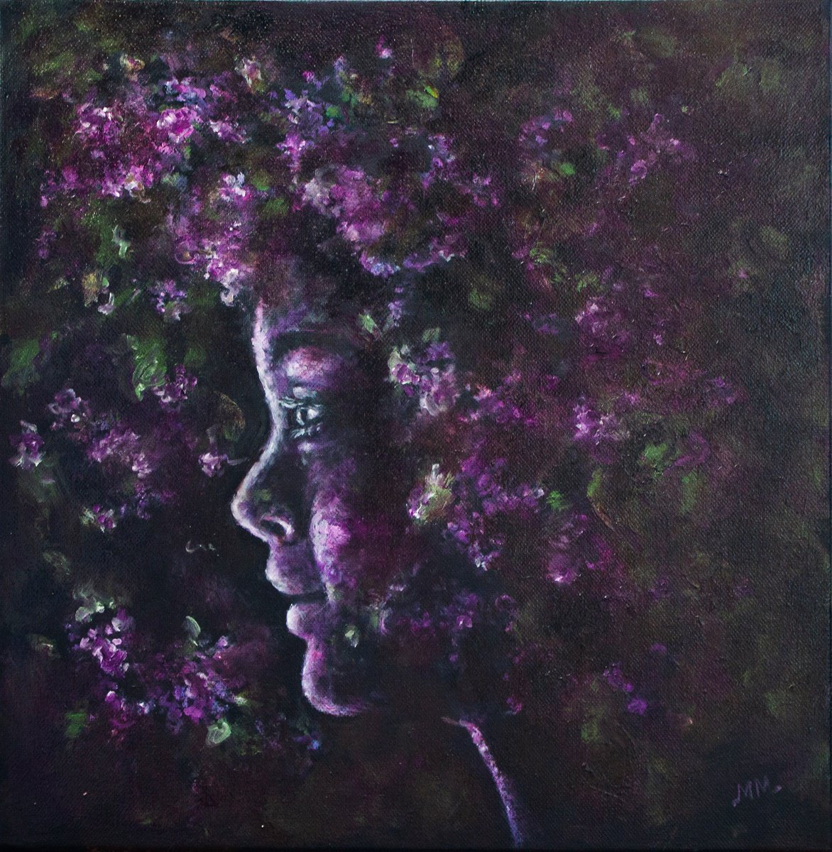 Fantasy Portrait Maiden Of Spring Oil painting: Mila Moroko | Artfinder