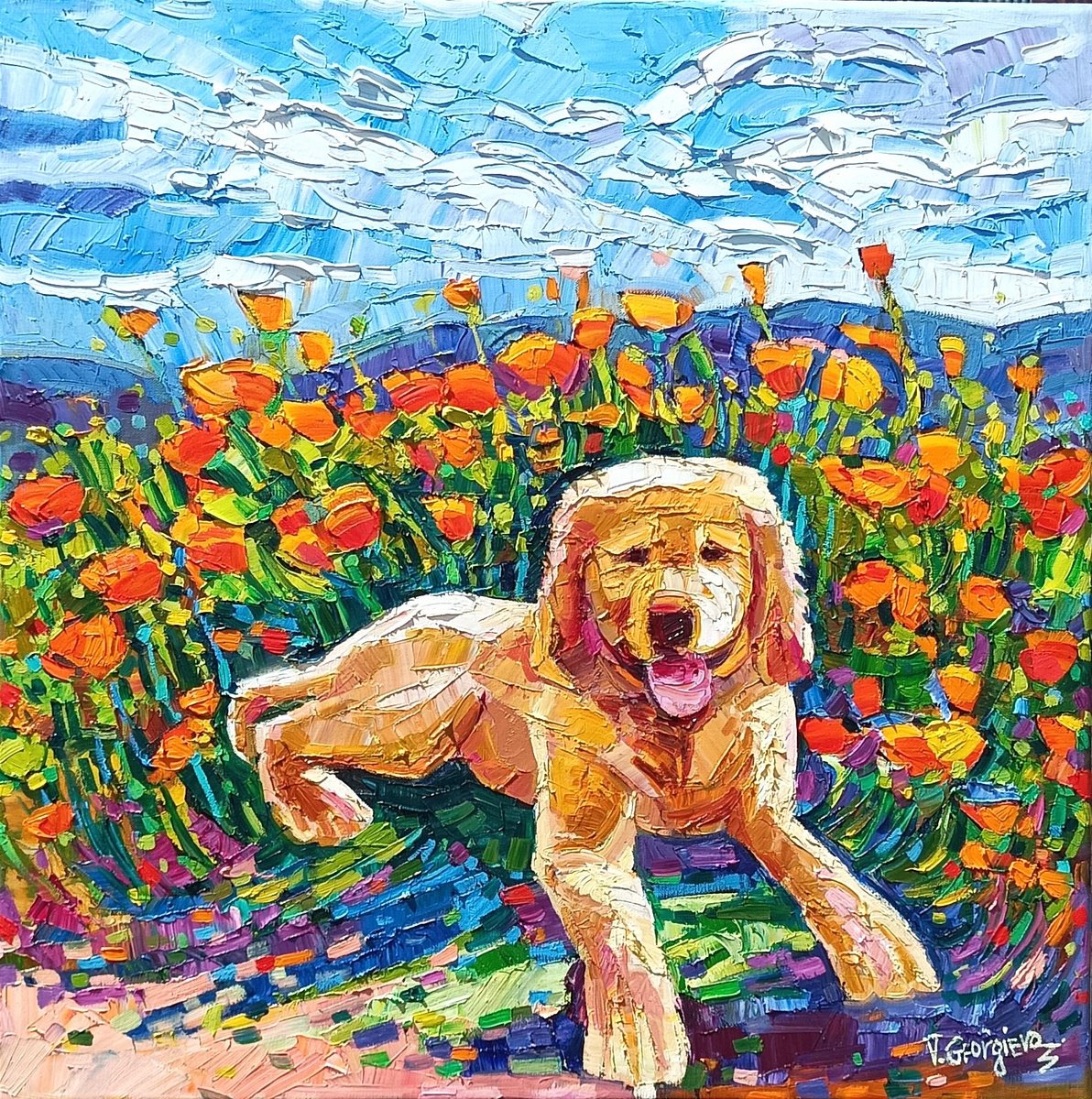 Orange soul Oil painting: Vanya Georgieva | Artfinder