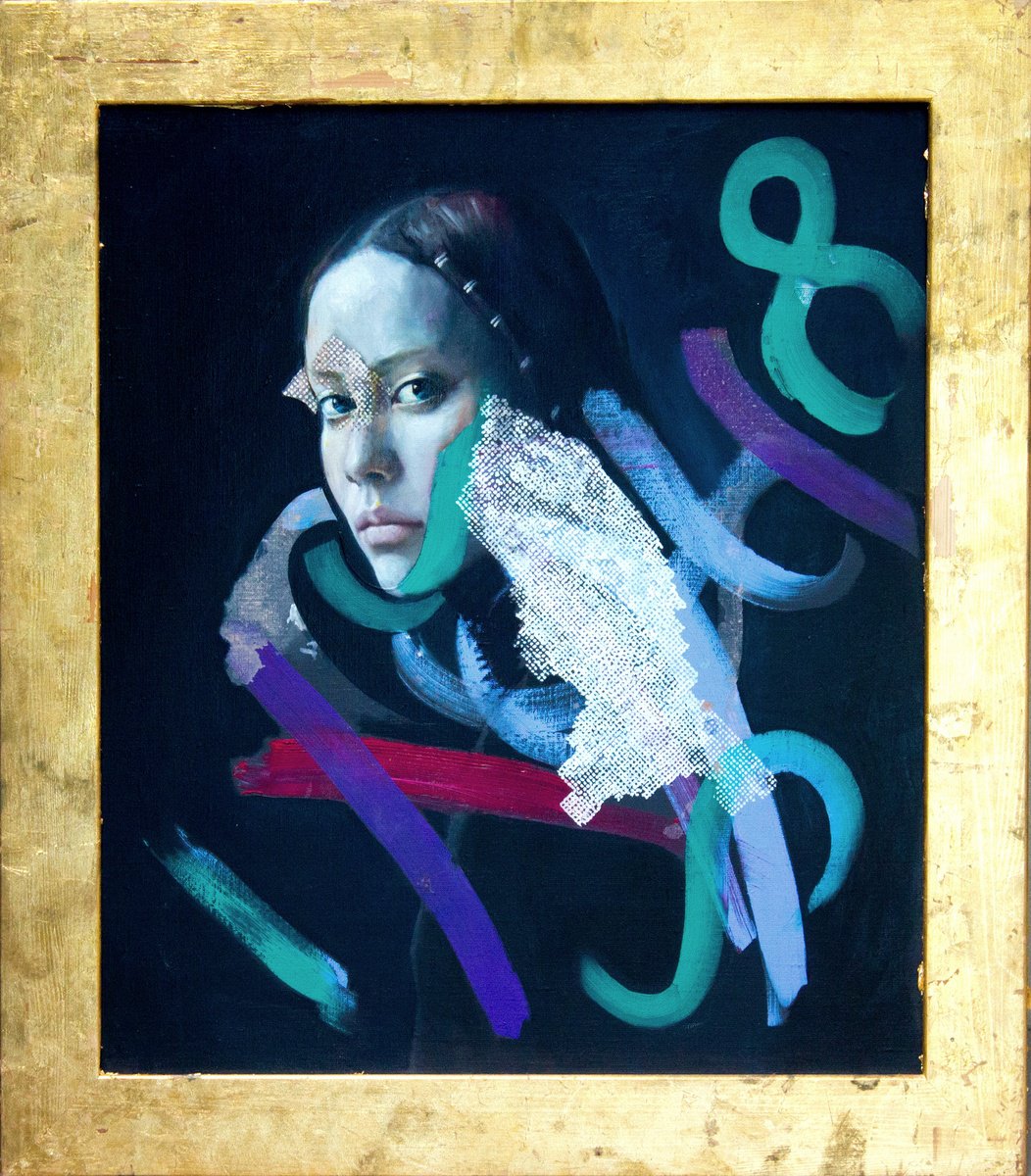 What Does This Gaze Express? Oil painting: Igor GALAN | Artfinder