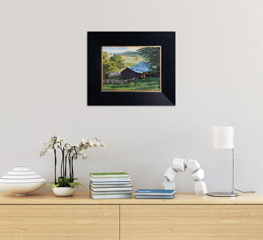 Ranch Study Oil painting: Daniel Brian Fishback | Artfinder