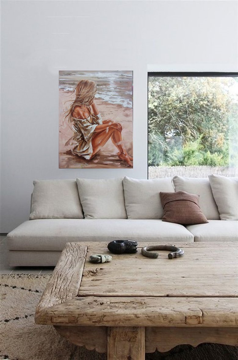 " Take a breath " Oil painting by Monika Luniak | Artfinder