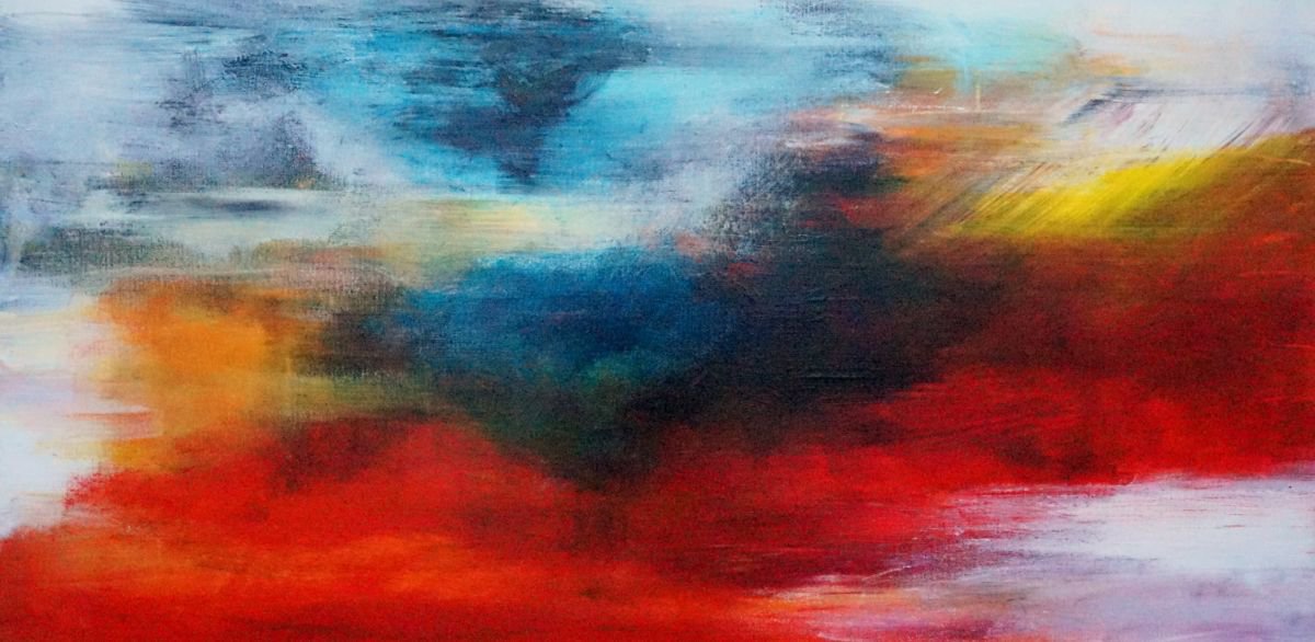 African atmosphere Acrylic painting by Tiny de Bruin | Artfinder