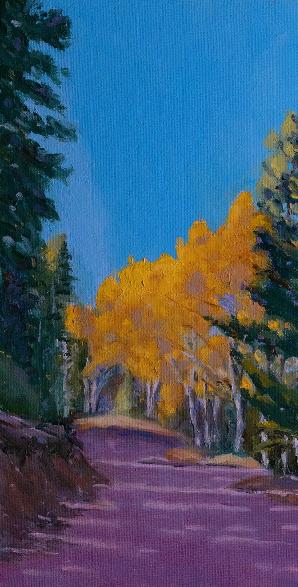 Quaking Aspens Oil painting: Daniel Brian Fishback | Artfinder