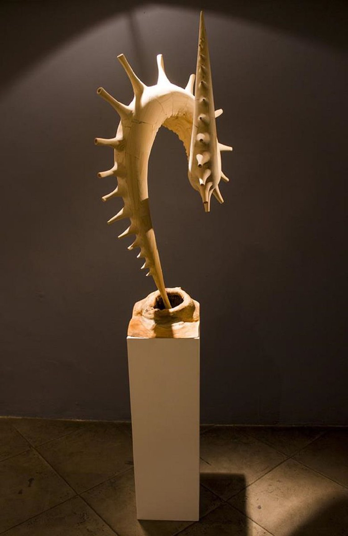 "Another World I" Wood sculpture: Vania Dimitrova & Svetoslav | Artfinder