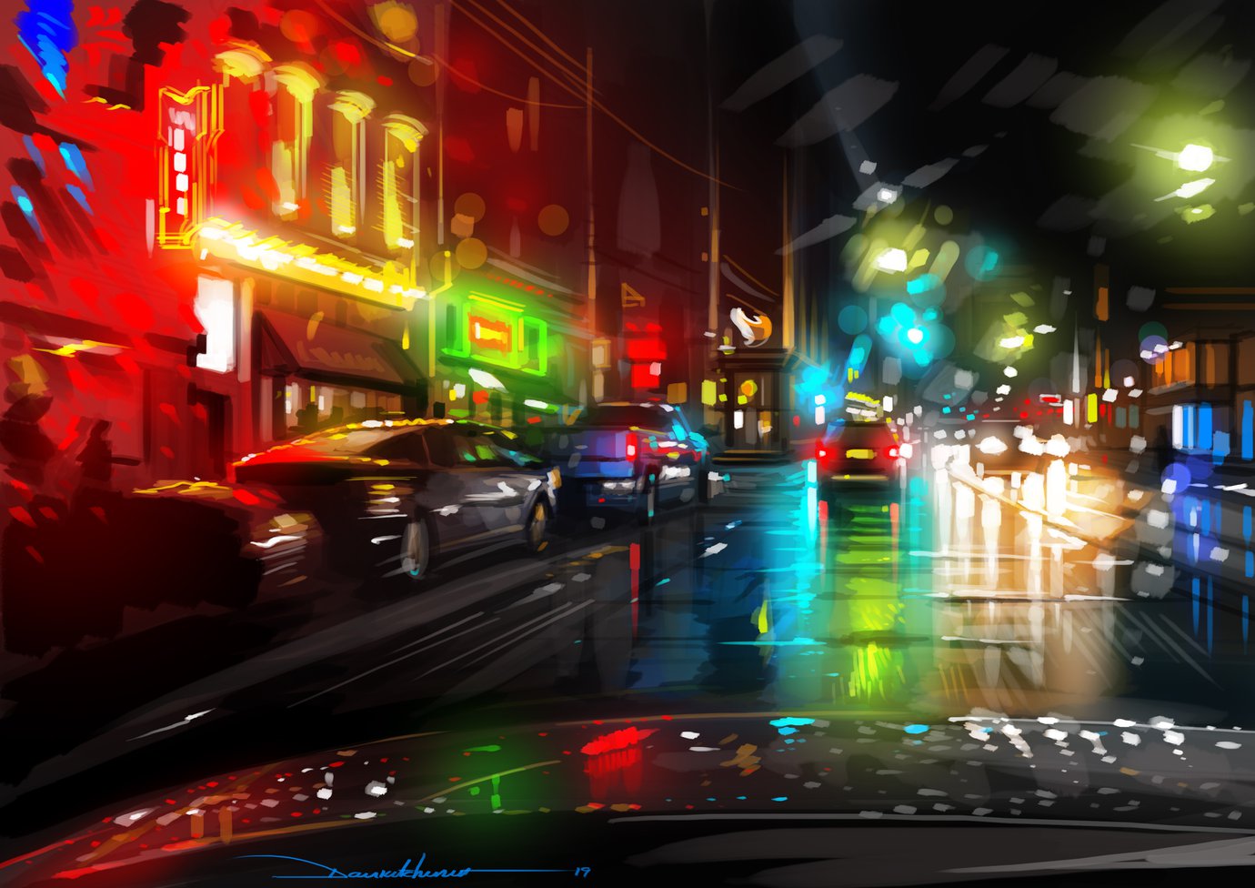 Dan Kitchener / 'DANK' - Latest from Artist Studio | Artfinder