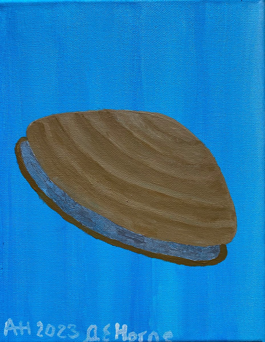 SOLD-Muscle shell Acrylic painting by Alan Horne | Artfinder