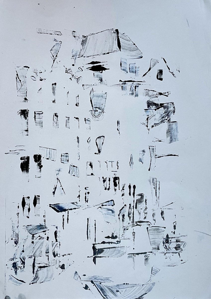 CANAL HOUSE Monoprint: CHLOE HARRIS PRINT SWA | Artfinder