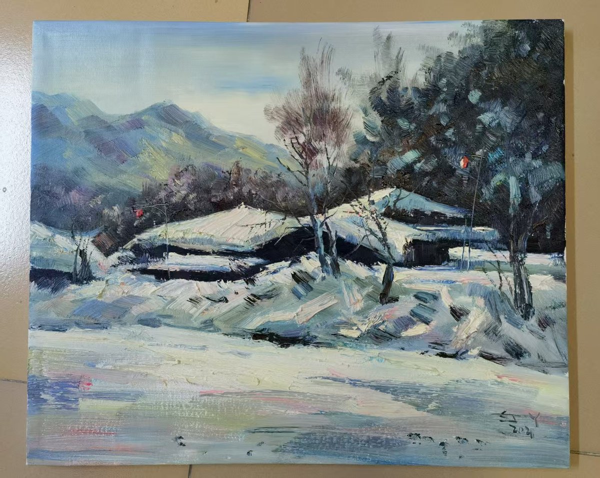 landscape oil painting Oil painting: Julian Yu | Artfinder