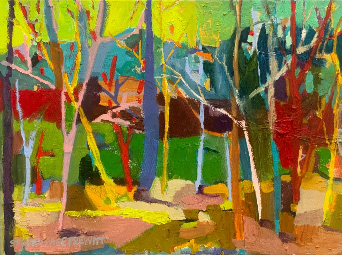 Long Looks - First Color of Fall 2023 Oil painting: Steven Page Prewitt ...