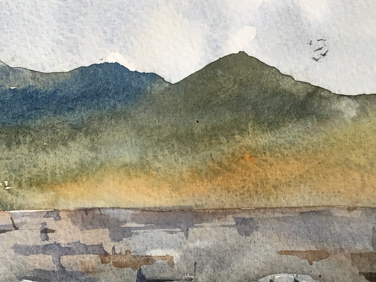 Sligachan bridge,Isle of Skye Watercolour: Vicki Washbourne | Artfinder