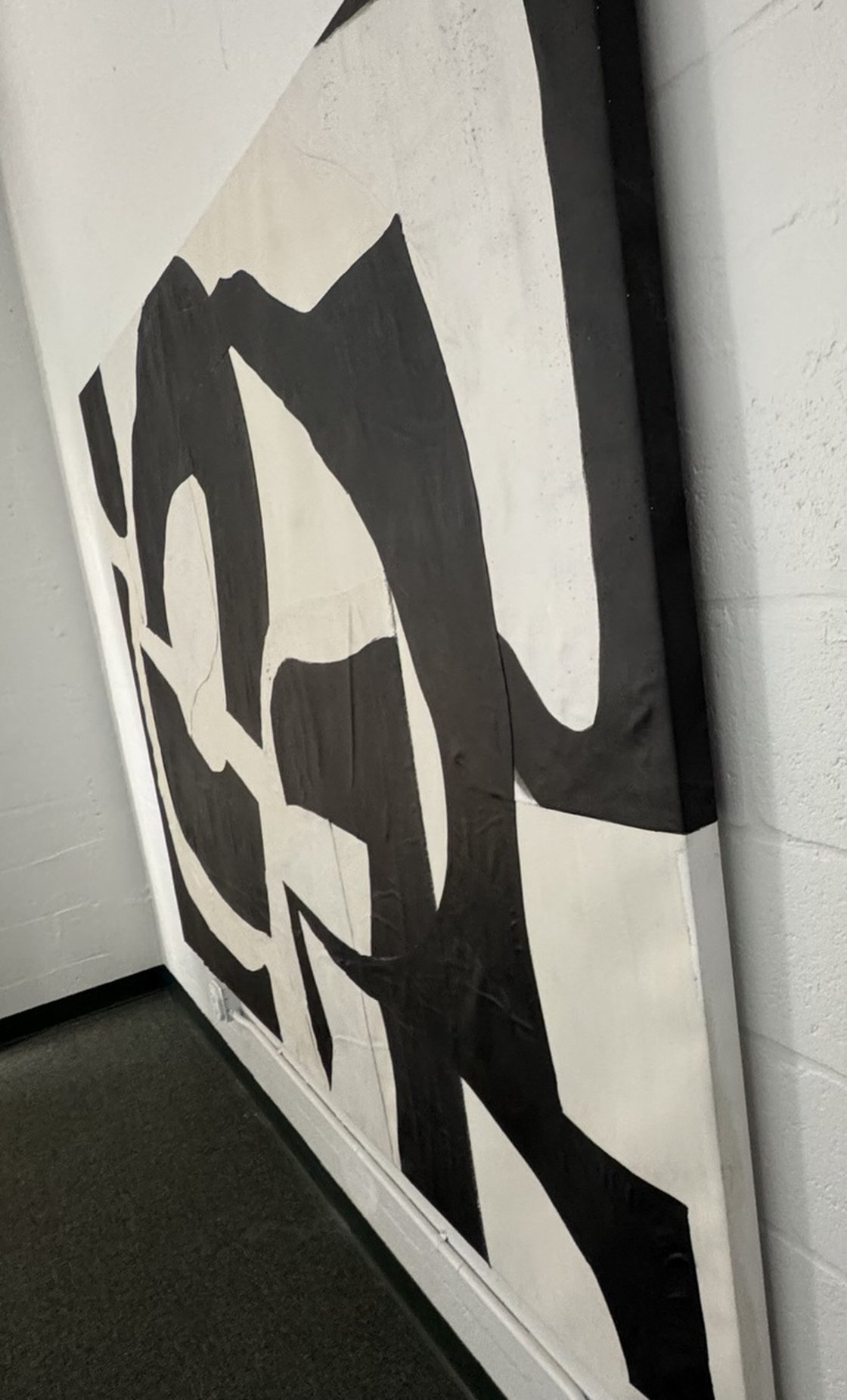 Original Acrylic Painting - INK AND IVORY by Andrew Lennon