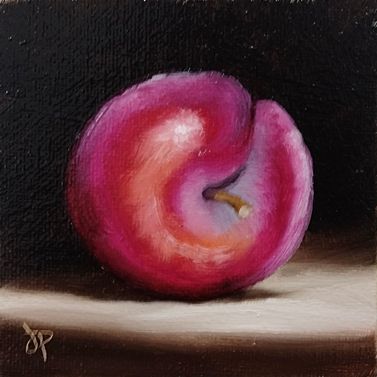 Little plum still life Oil painting by Jane Palmer Art | Artfinder