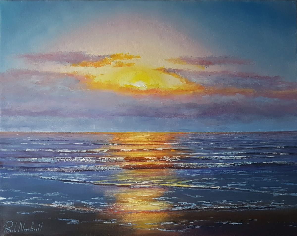 Sunset Eye Oil painting: Paul Narbutt | Artfinder