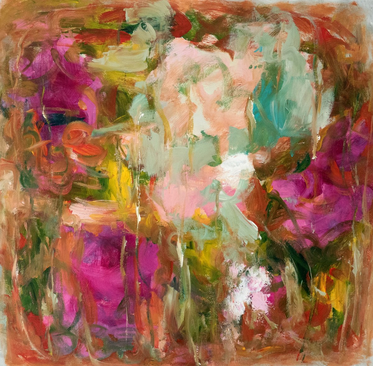 Riot of Colour Acrylic painting: Davina Nicholas | Artfinder