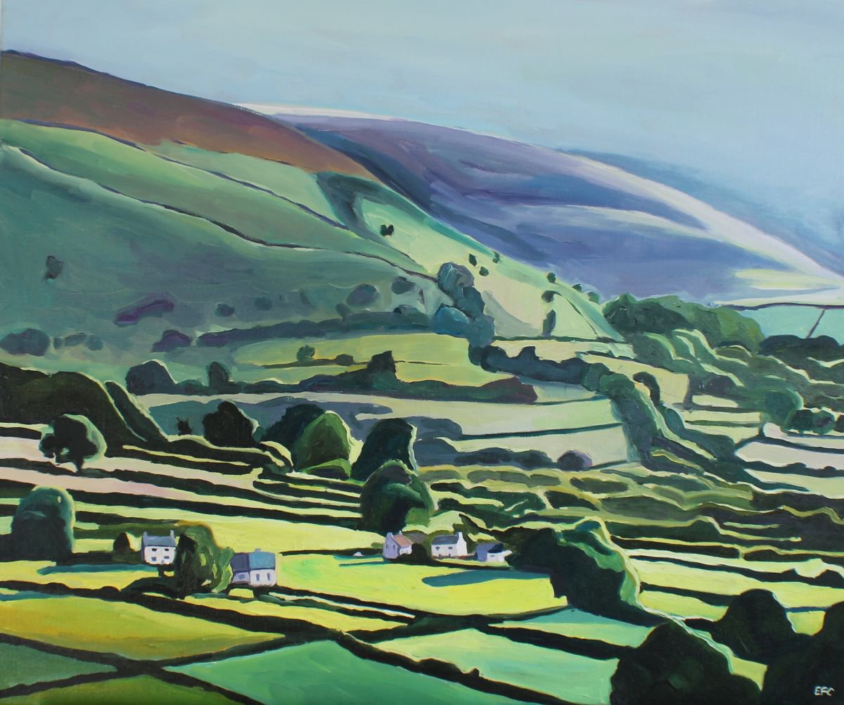 Below Crug Hywel Oil painting by Emma Cownie | Artfinder