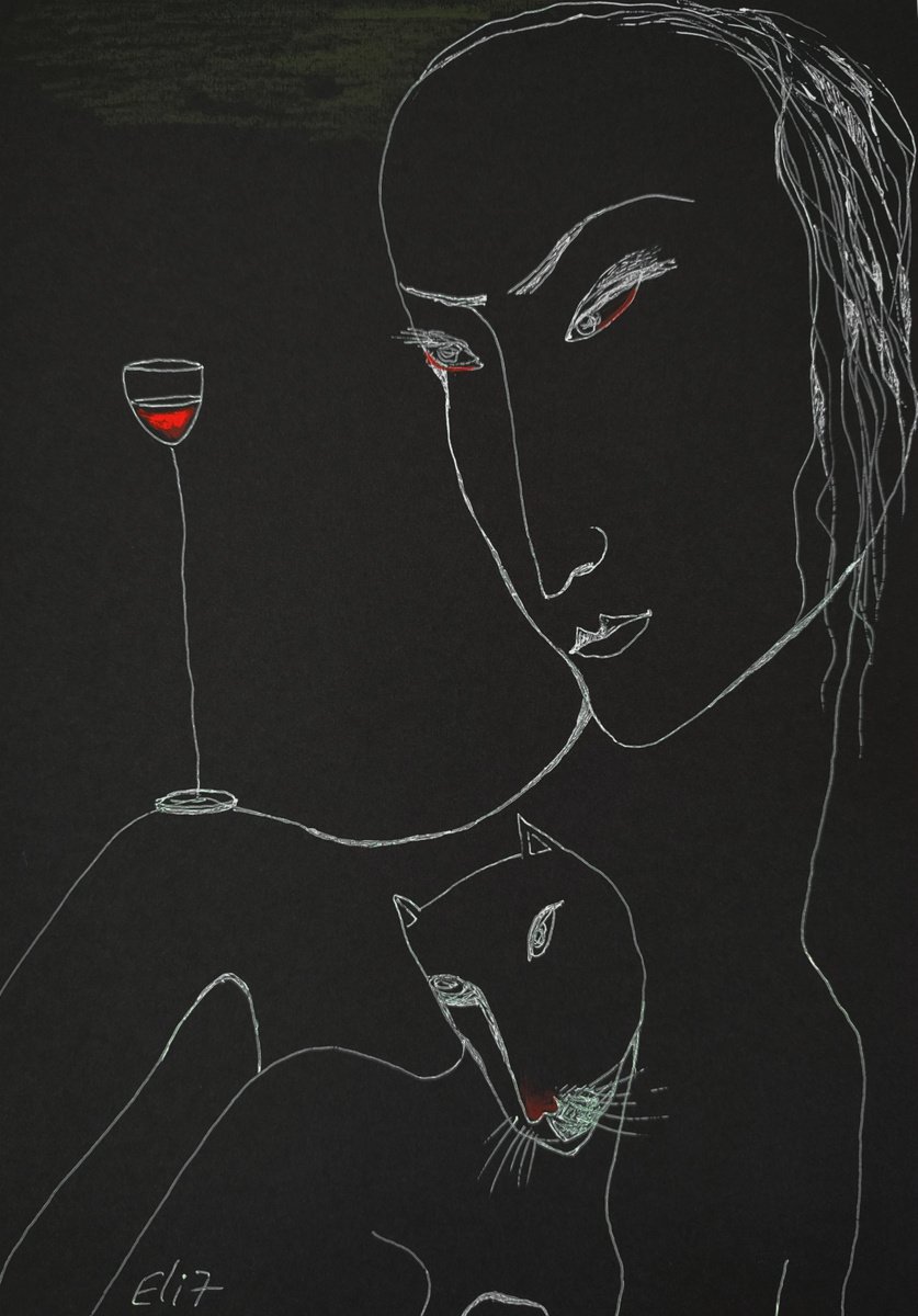 EPAULETTE Drawing: Elisheva Nesis | Artfinder